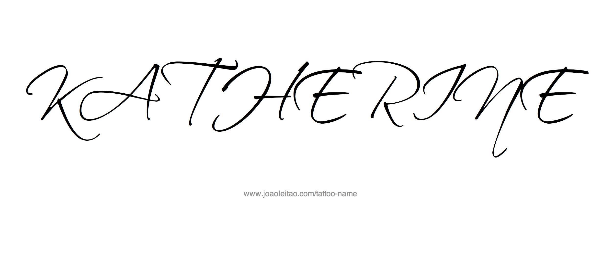 Katherine Name Tattoo Designs
